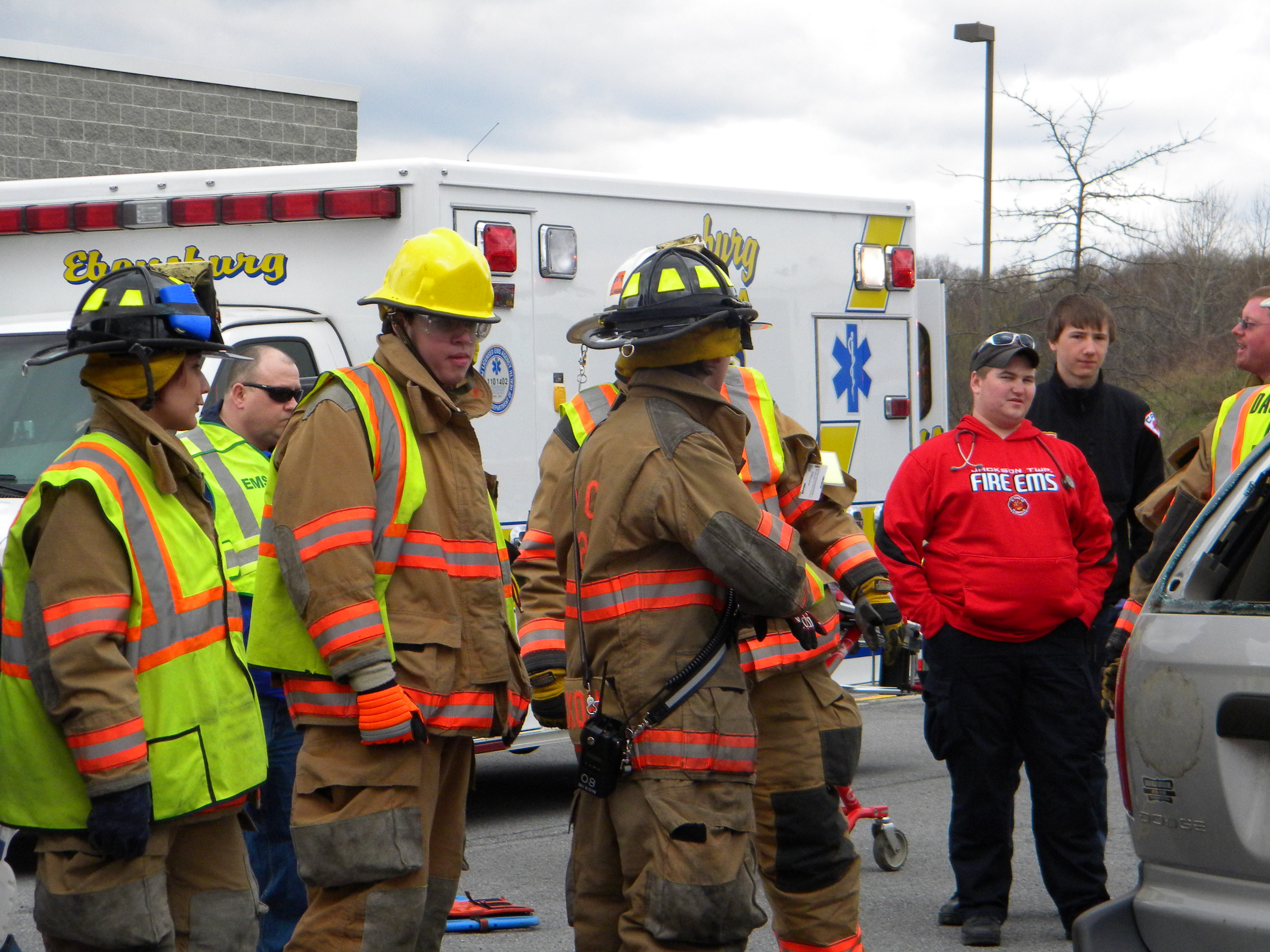 Dauntless Fire Company » Mock Accident CCHS 2014